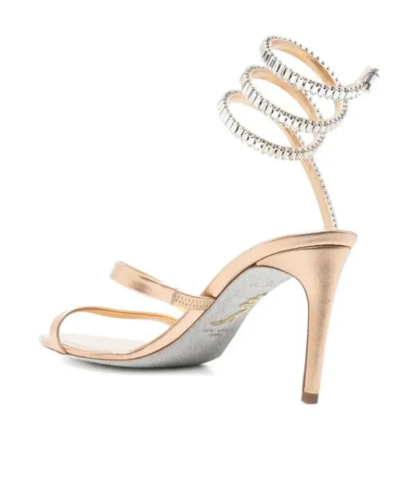 Rene Caovilla Embellished Heeled Sandals
