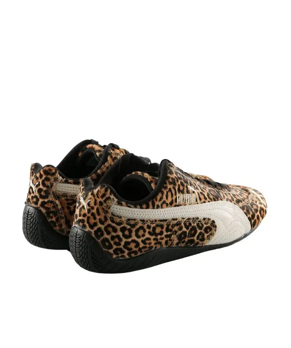 PUMA Leopard Print Lace-up Sneakers