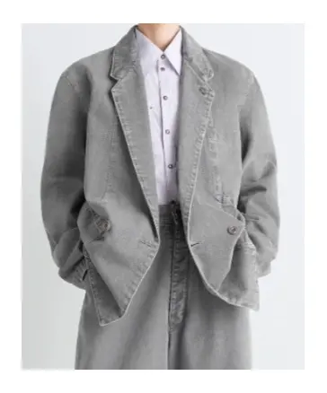 LEMAIRE Double-breasted Denim Blazer