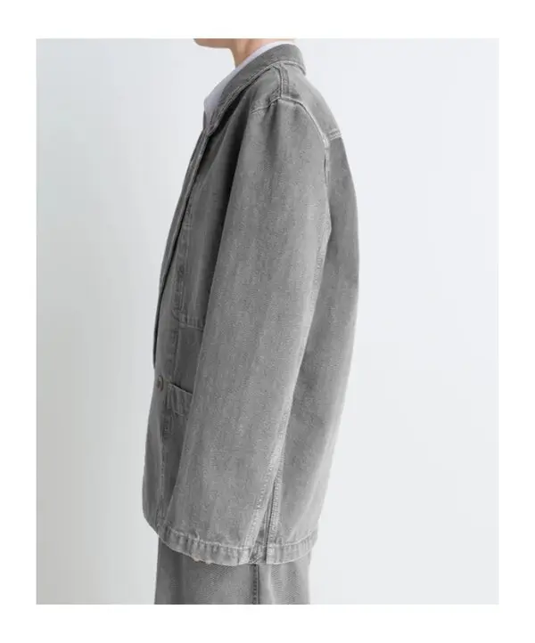 LEMAIRE Double-breasted Denim Blazer