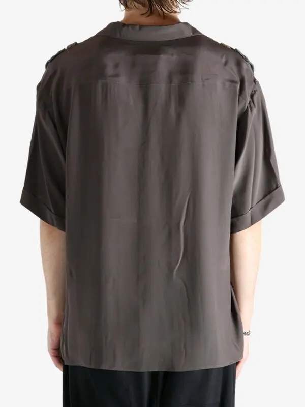 MAGLIANO Cable-knit Panel Shirt