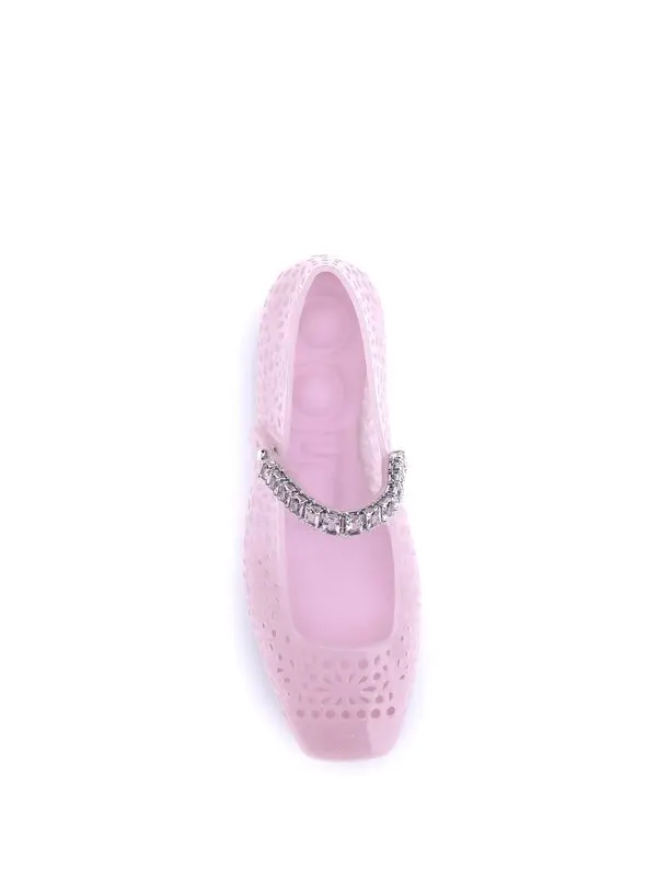 JIMMY CHOO Embellished Ballerina Flats