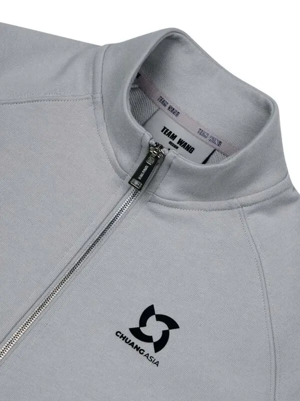 TEAM WANG Logo-print Zipped Track Jacket