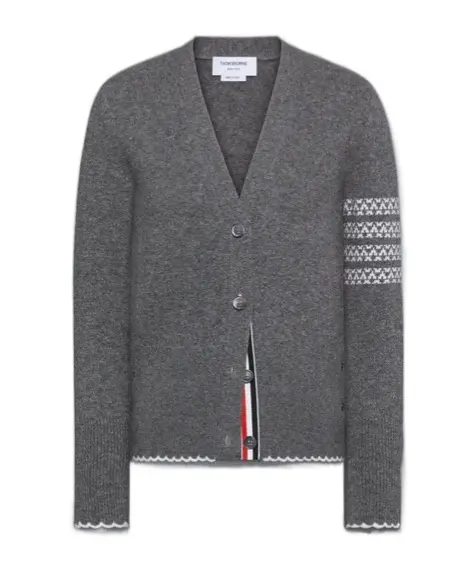 Thom Browne V-neck Buttoned Cardigan