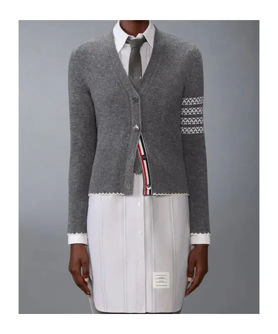 Thom Browne V-neck Buttoned Cardigan