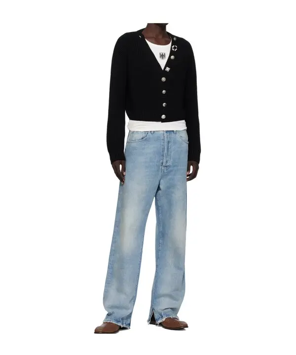 Vetements Mini V-neck Cardigan