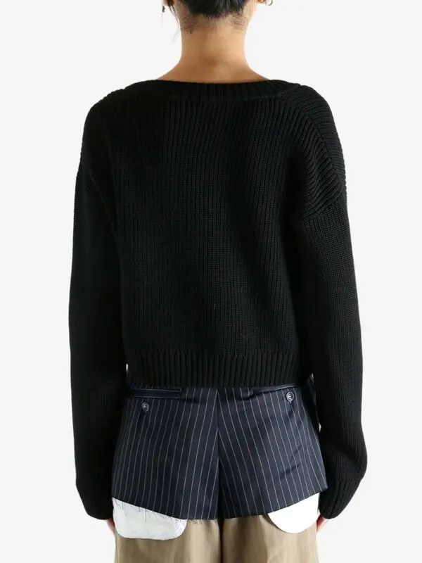 Vetements Mini V-neck Cardigan