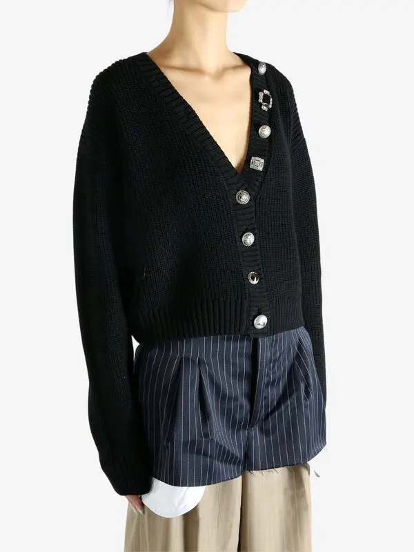 Vetements Mini V-neck Cardigan