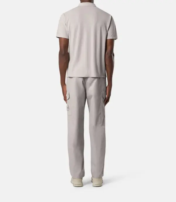 Stone Island Logo Patch Short-sleeved Polo Shirt