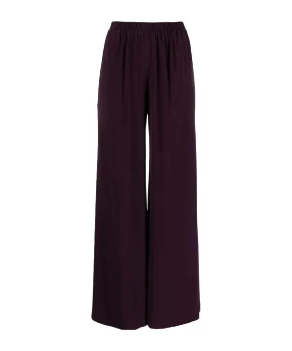 GIANLUCA CAPANNOLO Antonia High-waisted Wide-leg Trousers - Black