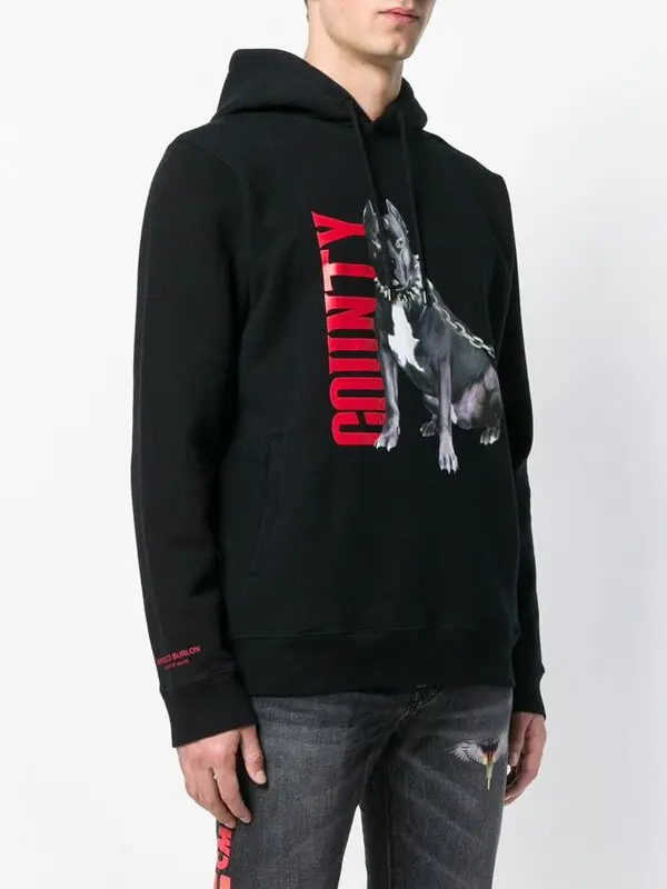 MARCELO BURLON COUNTY OF MILAN Hound Cotton Hoodie