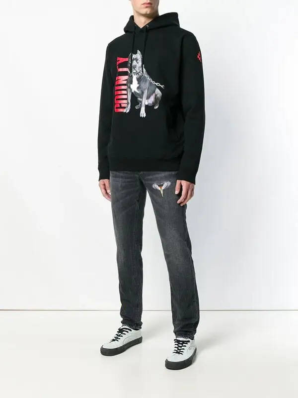 MARCELO BURLON COUNTY OF MILAN Hound Cotton Hoodie