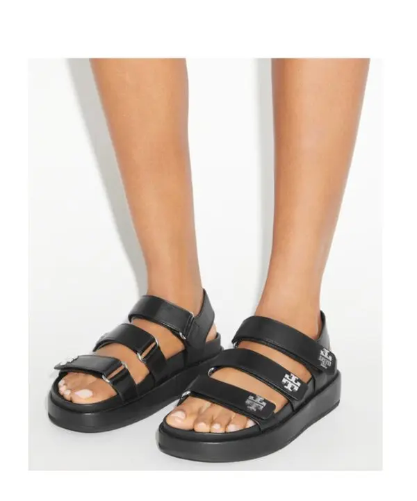 Tory Burch Triple Strap Platform Sandals