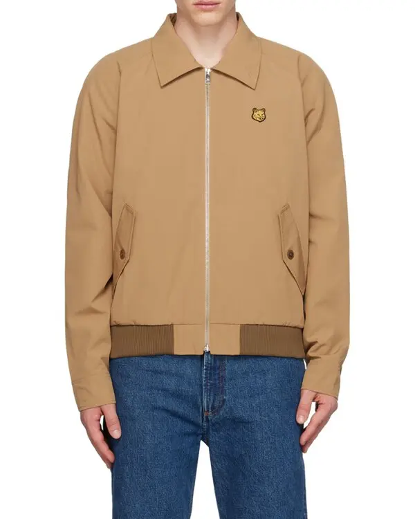 Maison Kitsuné Fox Head Patch Harrington Jacket