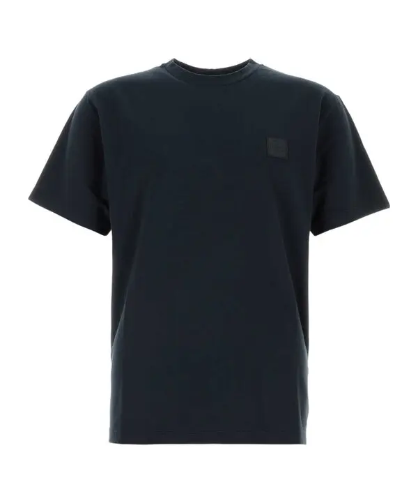 Stone Island Logo Patch Crewneck T-shirt - Blue