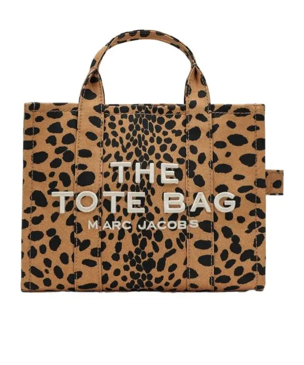Marc Jacobs Cheetah Logo Embroidered Medium Tote Bag - Multicolor