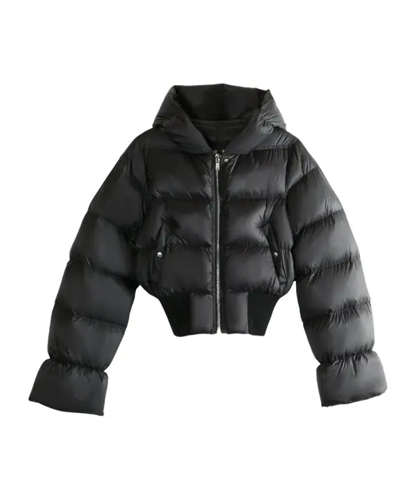 Rick Owens Hooded Cropped Jacket
