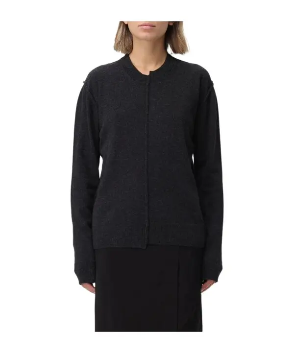 UMA WANG Asymmetric Cashmere Jumper - Black
