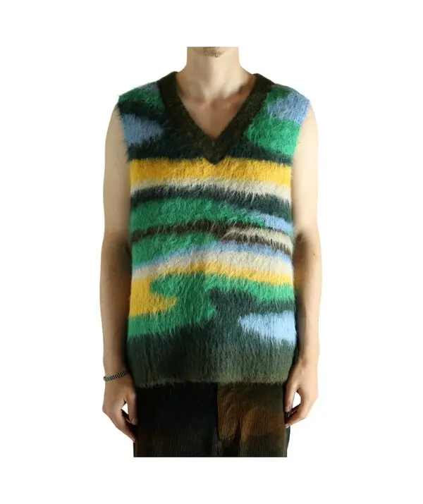 THE ELDER STATESMAN Jacquard Vest