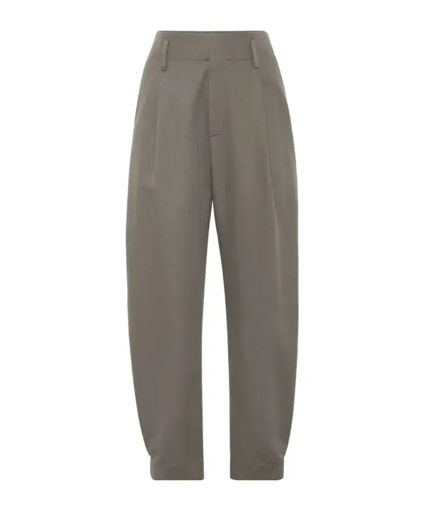 Brunello Cucinelli Tailored Straight-leg Trousers - Gray