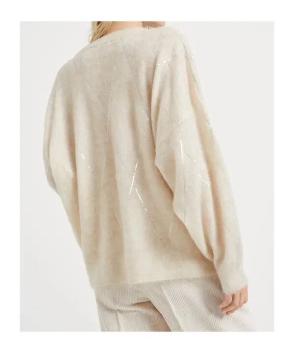 Brunello Cucinelli V-neck Knitted Jumper