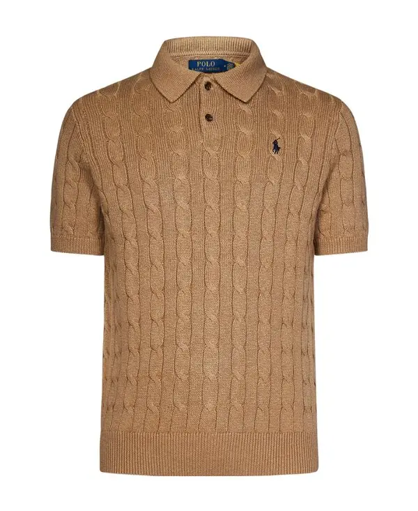 Polo Ralph Lauren Polo Pony-embroidery Shortsleeved Jumper - Brown