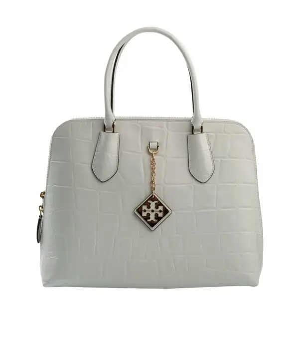 Tory Burch Swing Crocodile-embossed Tote Bag