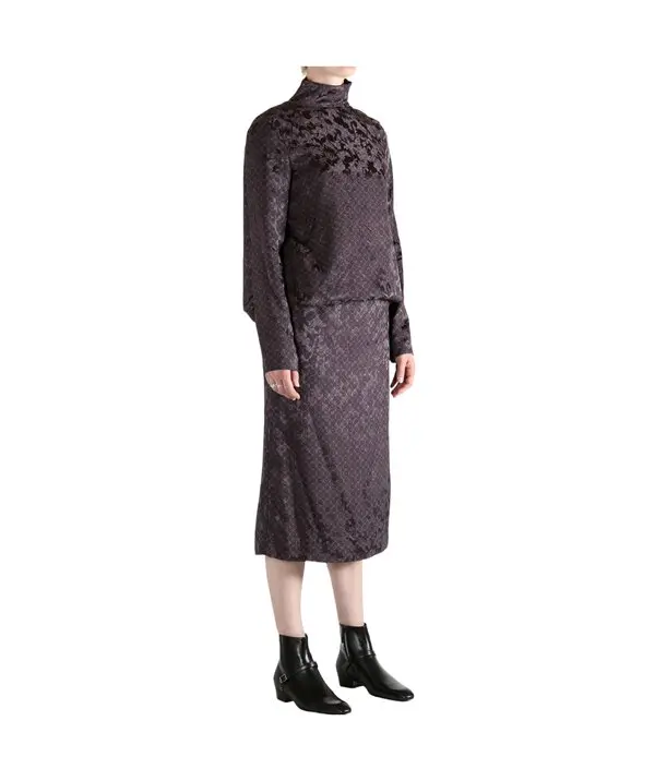 Dries Van Noten Debo Jacquard Midi Dress
