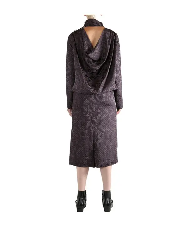 Dries Van Noten Debo Jacquard Midi Dress