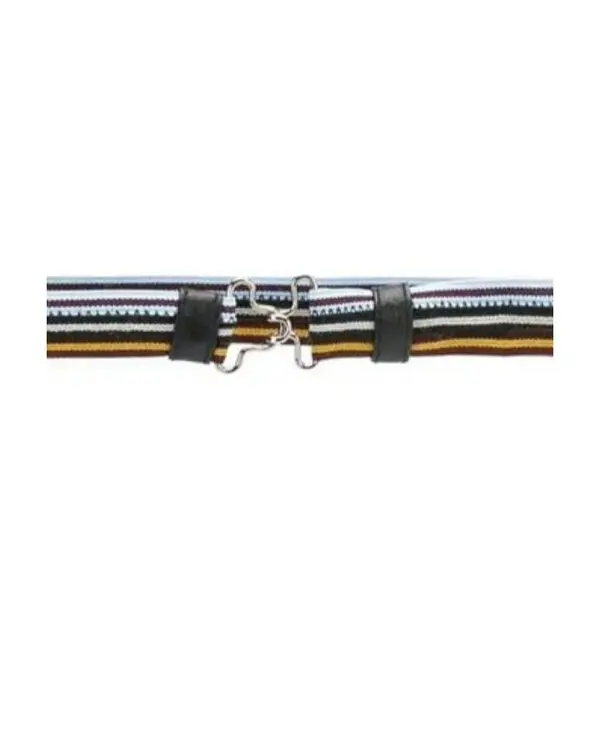 Prada Striped Buckle Belt