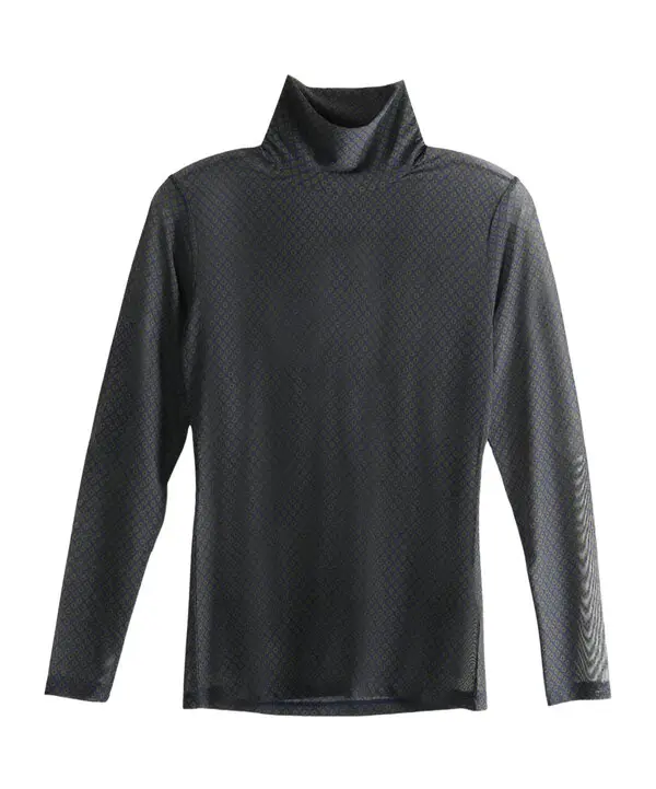 Dries Van Noten Patterned Turtleneck Top