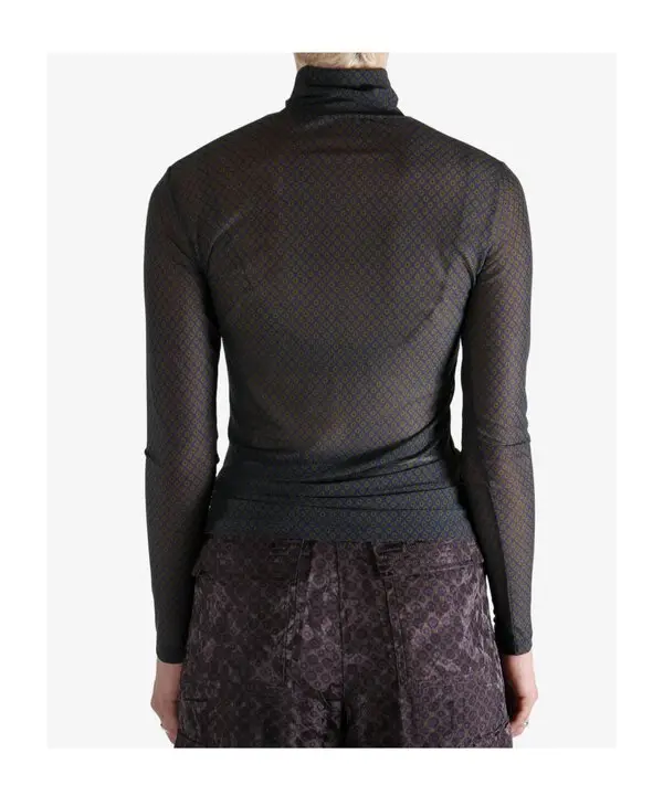 Dries Van Noten Patterned Turtleneck Top