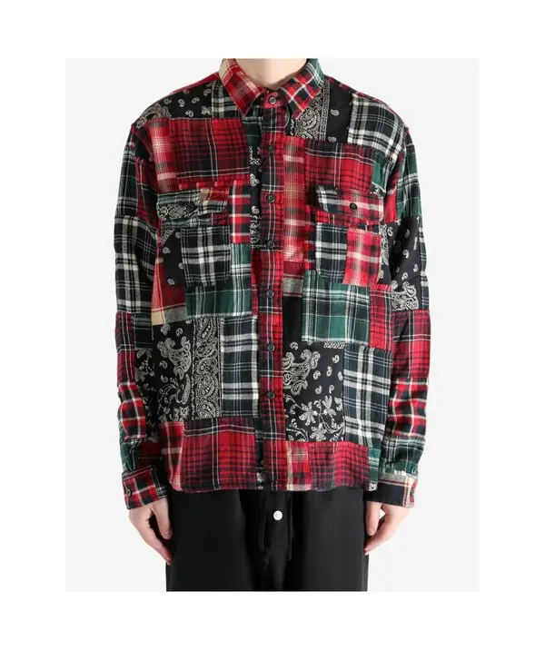 Polo Ralph Lauren Classic Fit Patchwork Flannel Workshirt