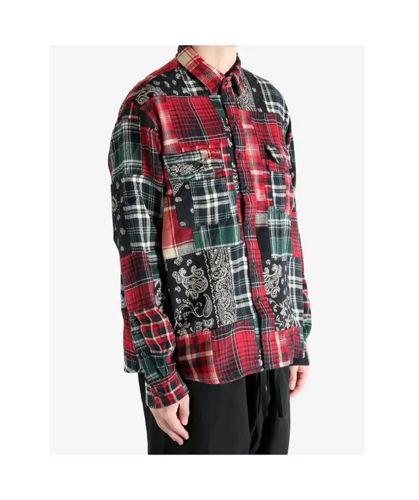Polo Ralph Lauren Classic Fit Patchwork Flannel Workshirt