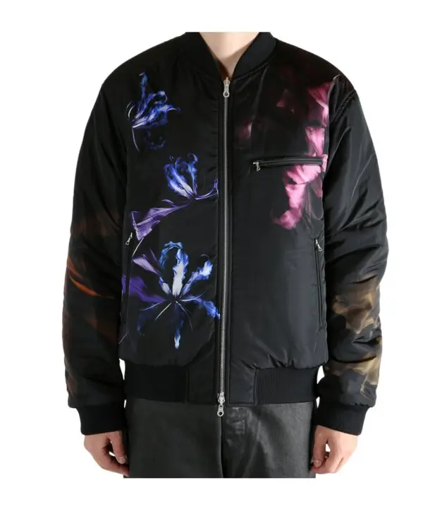Dries Van Noten Volker Patterned Jacket - Black
