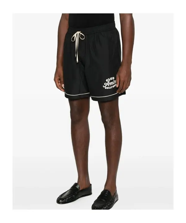 Amiri Club Elastic Waist Shorts