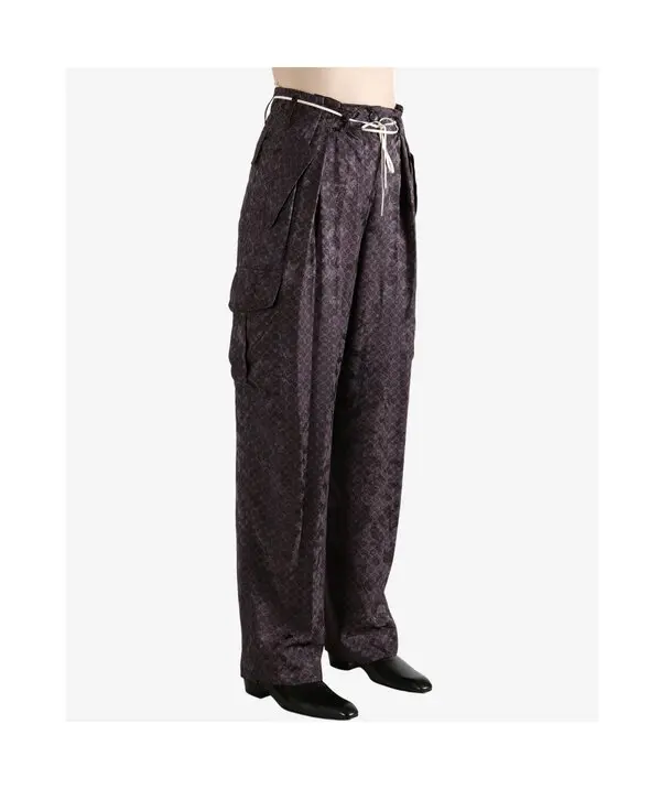 Dries Van Noten Polk Jacquard Tailored Pants