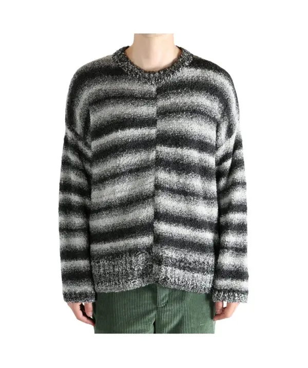 THE ELDER STATESMAN Rover Boucle Pullover - Black