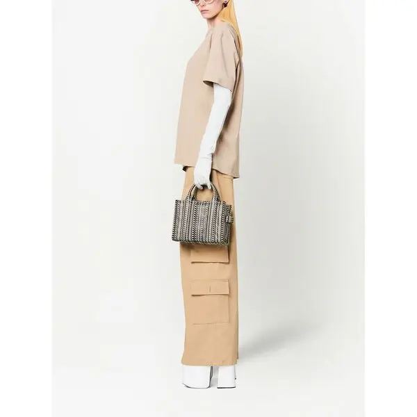 Marc Jacobs Monogram Leather Mini Tote Bag