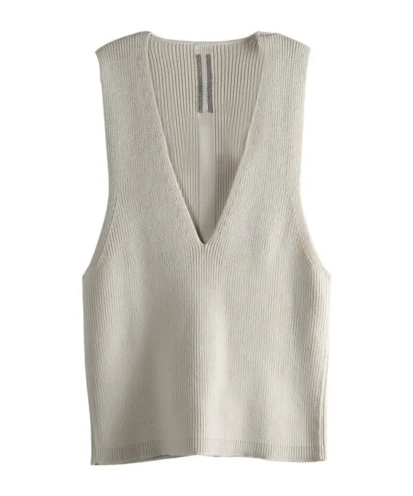 Rick Owens V-neck Sleeveless Knit Top