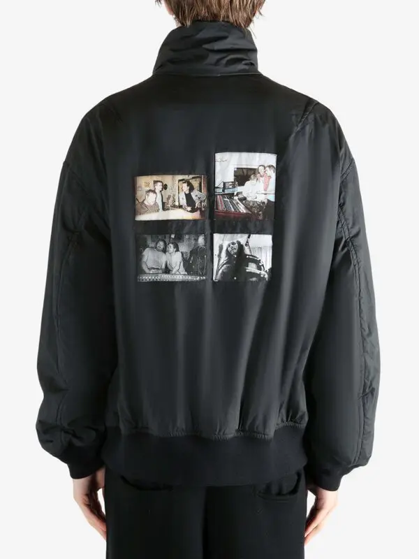 Undercover High Neck Elastic Hem Coat