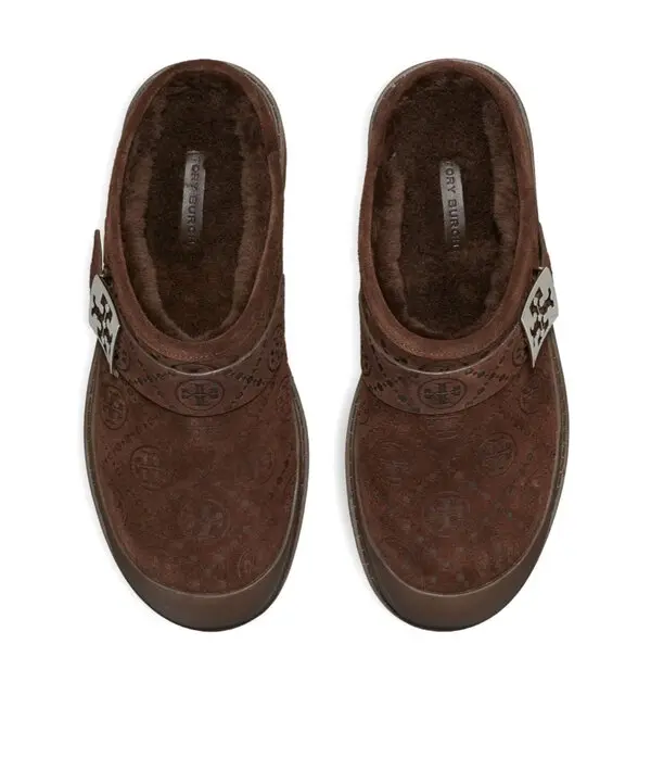Tory Burch Mellow Shearling Platform Mules