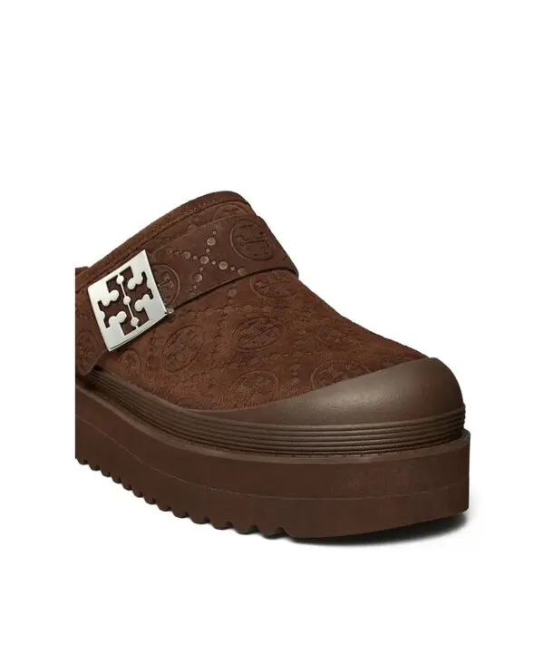 Tory Burch Mellow Shearling Platform Mules