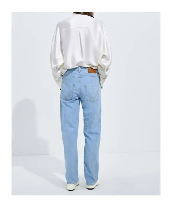 Bottega Veneta Light Chambray Straight Jeans