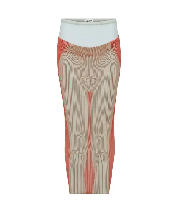 JEAN PAUL GAULTIER High-waisted Midi Skirt