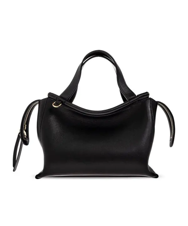 WANDLER Logo Debossed Small Tote Bag
