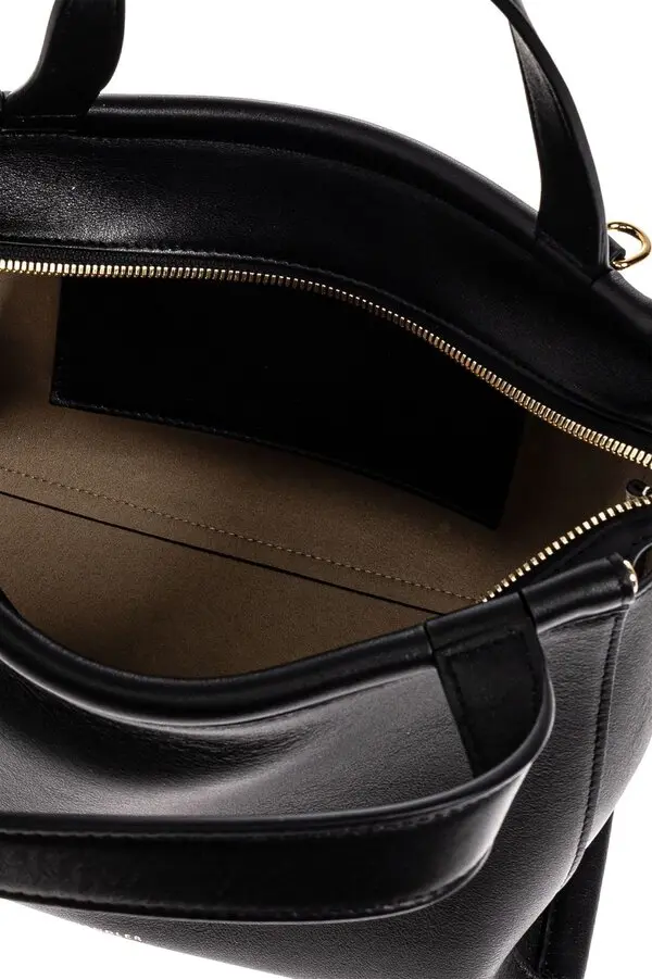 WANDLER Logo Debossed Small Tote Bag