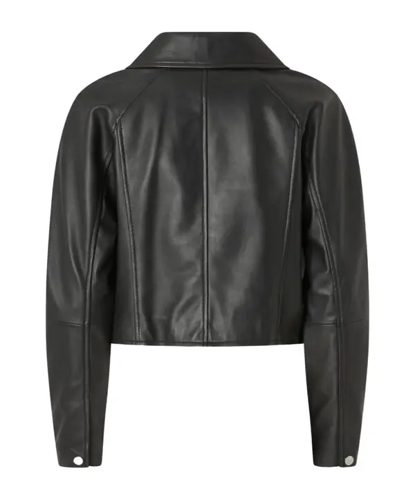 Pinko Leather Biker Jacket