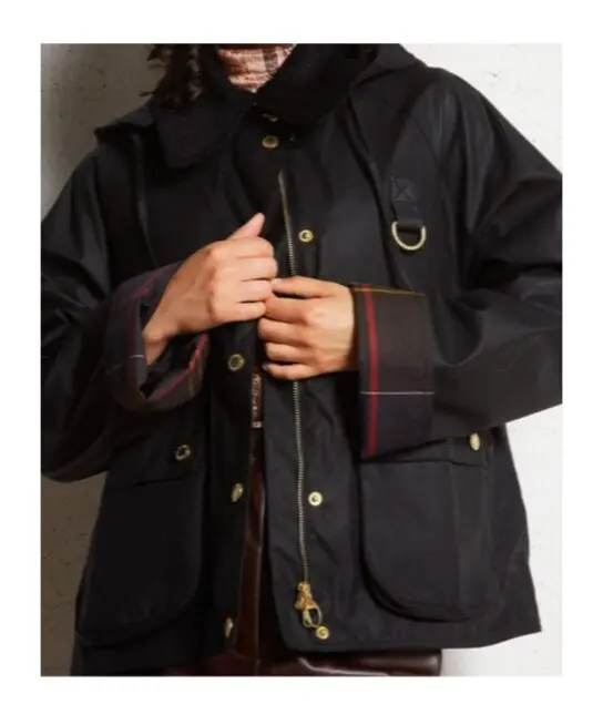 Barbour Reighton Spey Hooded Corduroy-collar Jacket