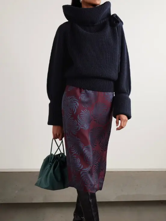 Dries Van Noten Boatneck Knitted Jumper